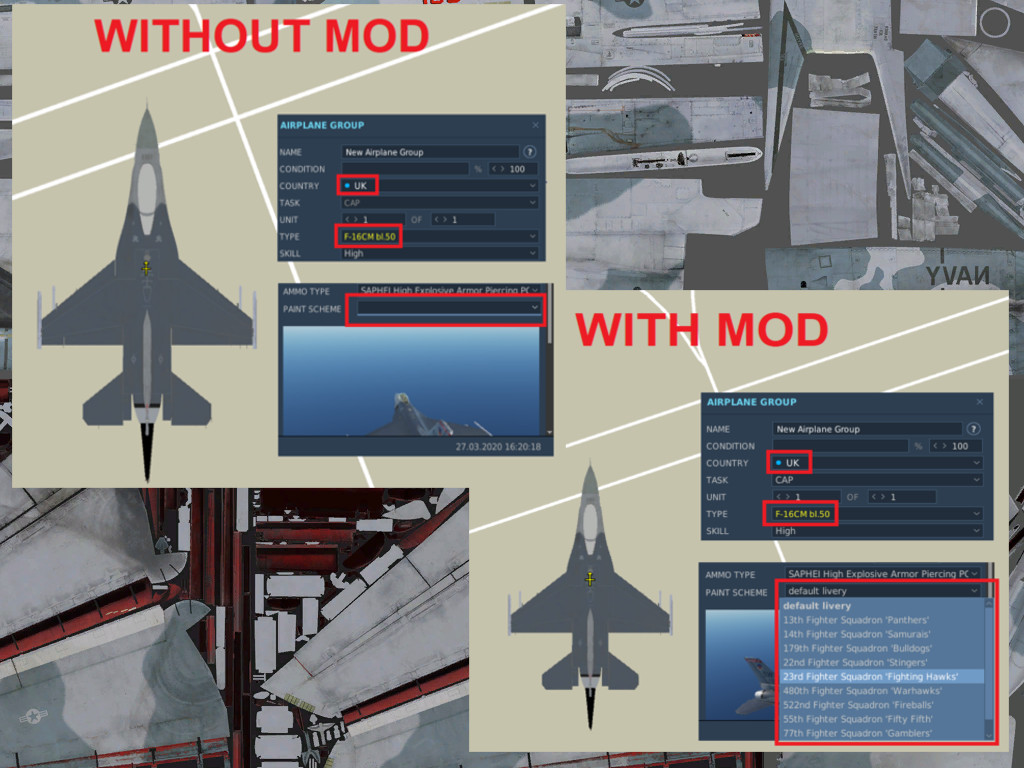 Slysi's Livery Unlocker for ALL default liveries (Skins) - Utility/Program Mods for DCS World ...